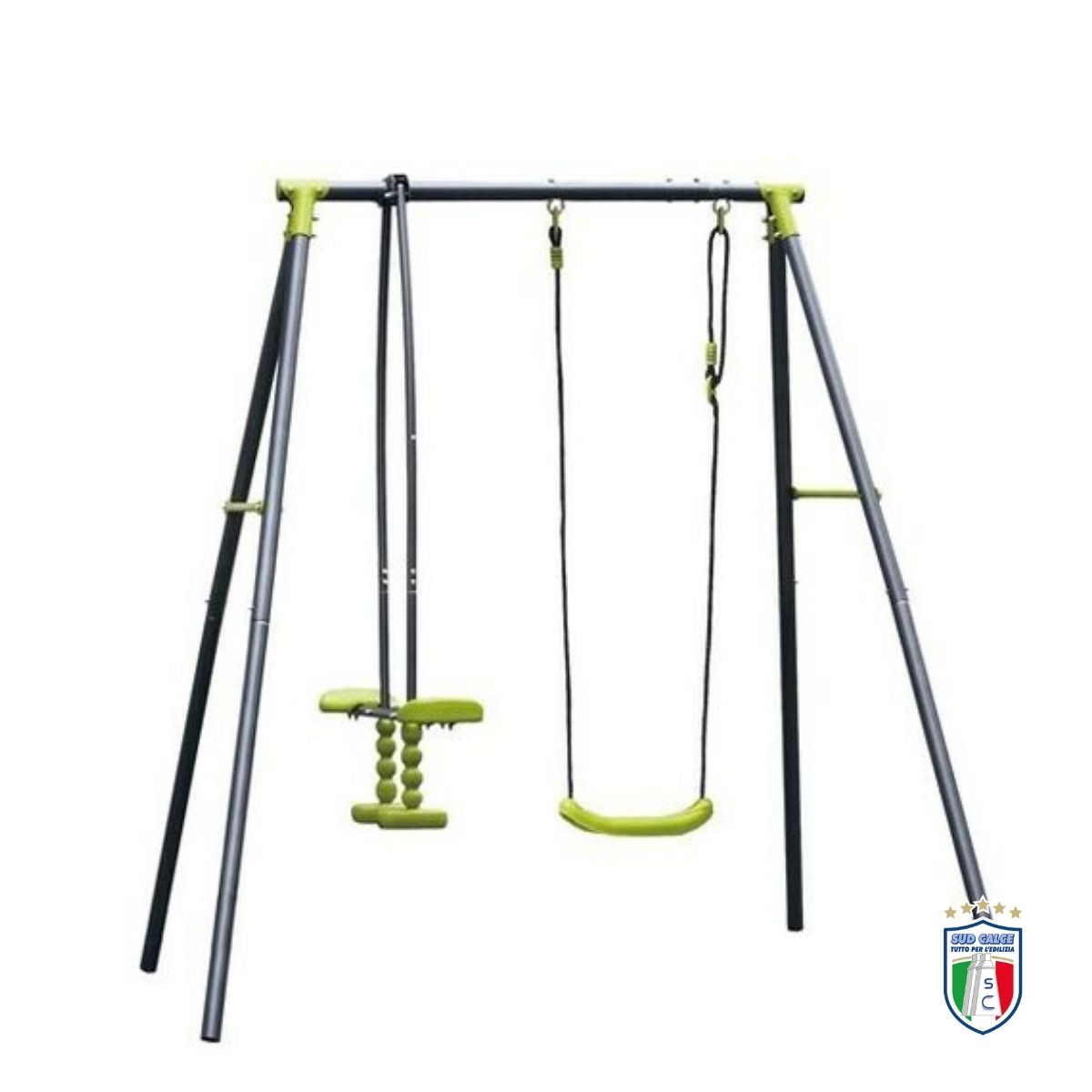 ALTALENA bimbo con cavalcabile BABY SWING 2 posti-cm 195x153xh195 – Sud ...